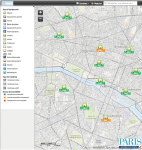 Handicap : une carte des établissements parisiens accessibles, en ligne