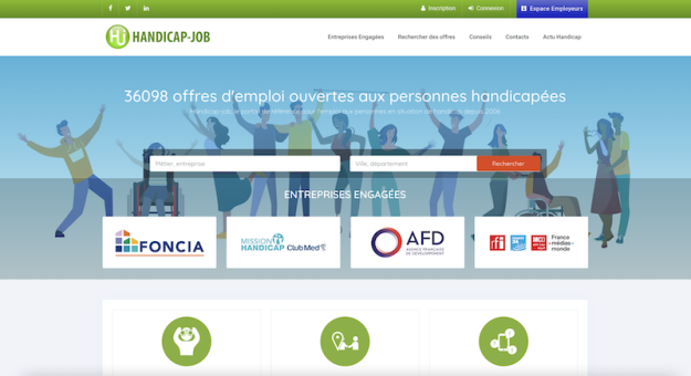 Découvrez la nouvelle version de notre portail Handicap-job.com